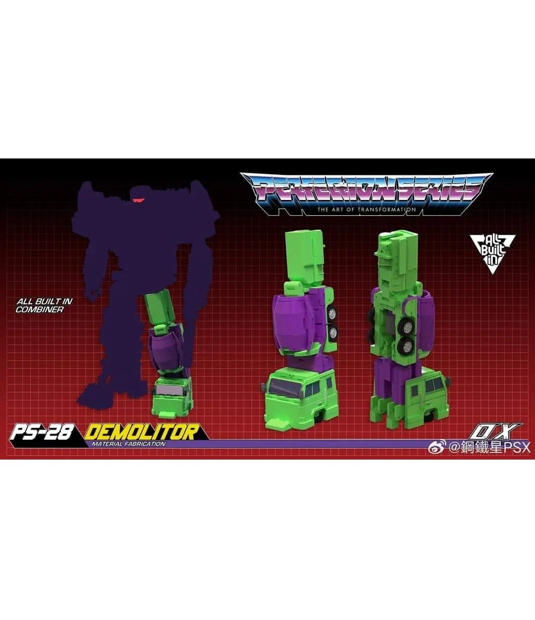 MMC Destructor PS-28 Demolitor - Pre Order | Deformation Toys